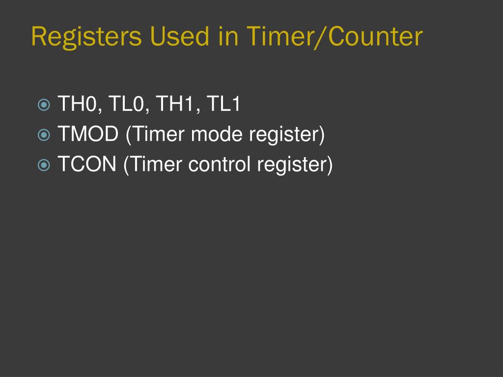 PPT - 8051 timer/counter PowerPoint Presentation, free download - ID ...