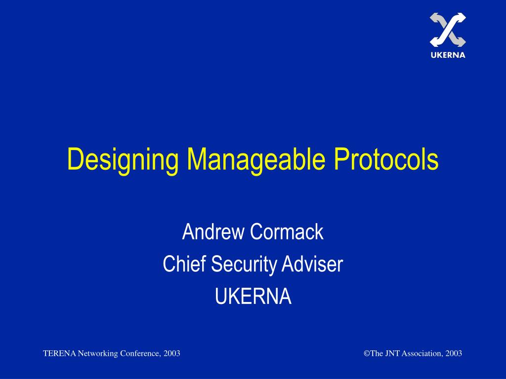 PPT - Designing Manageable Protocols PowerPoint Presentation, free ...