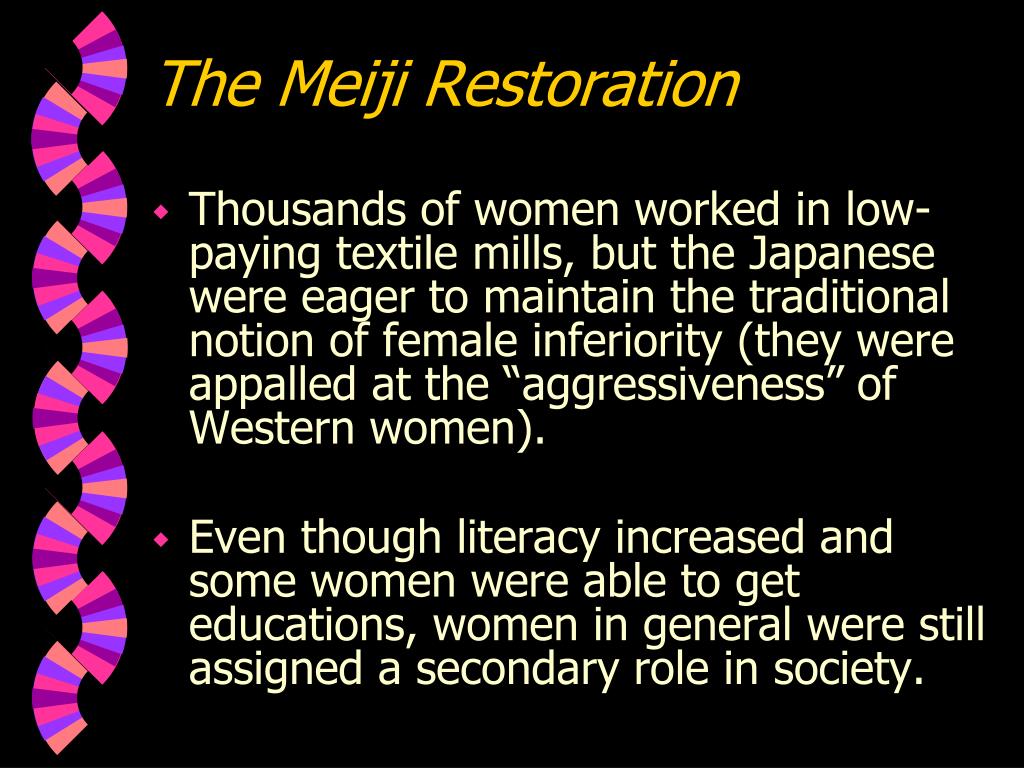 PPT - The Meiji Restoration (the modernization of Japan) PowerPoint ...