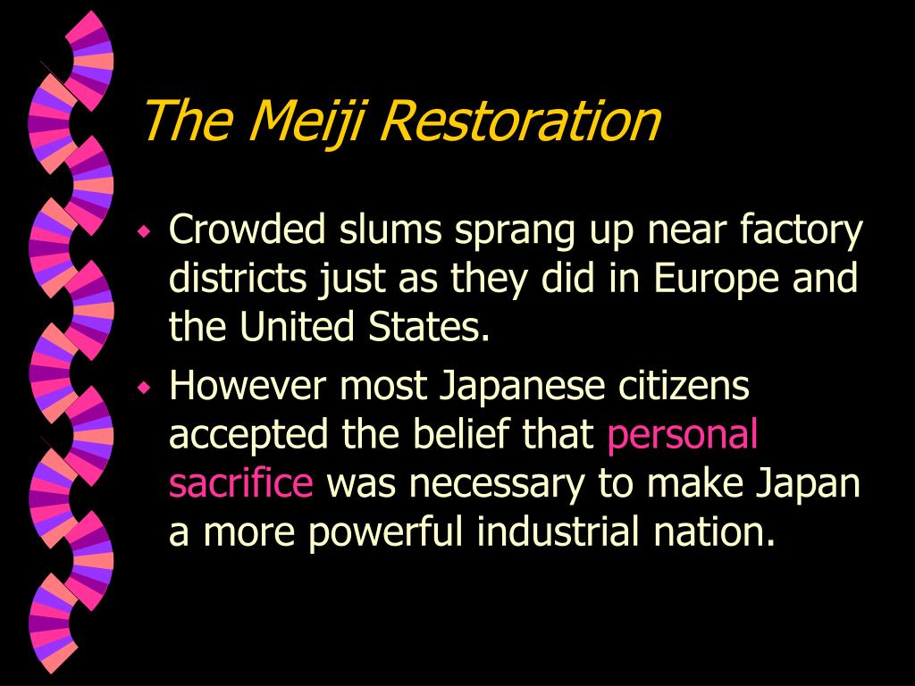 PPT - The Meiji Restoration (the modernization of Japan) PowerPoint ...