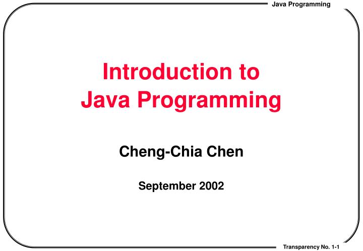 PPT - Introduction to Java Programming PowerPoint Presentation, free ...