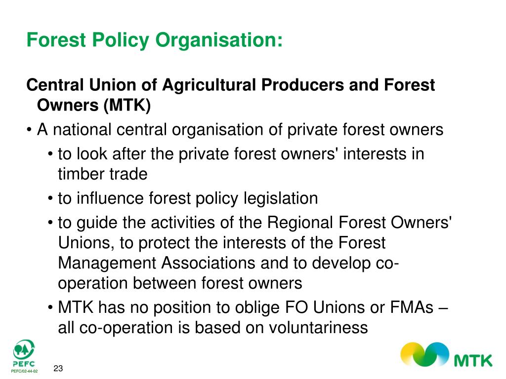 PPT - Family Forestry and Forest Owners’ Organisations in Finland ...