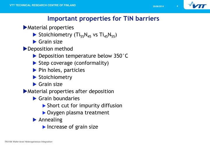 PPT - How do TiN film prepared by different methods compare? PowerPoint ...