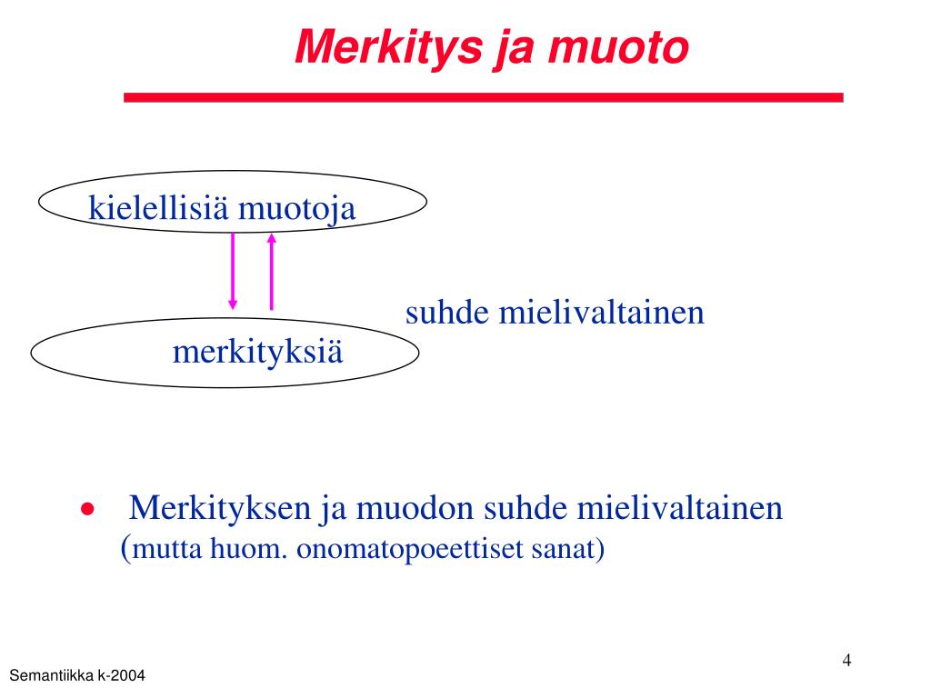 PPT - Semantiikan ja pragmatiikan harjoituskurssi Cyk150 (472150 ...