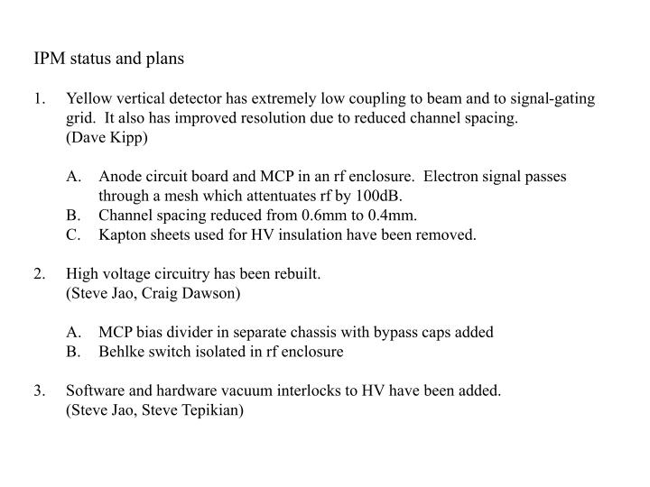 PPT - IPM status and plans PowerPoint Presentation, free download - ID ...