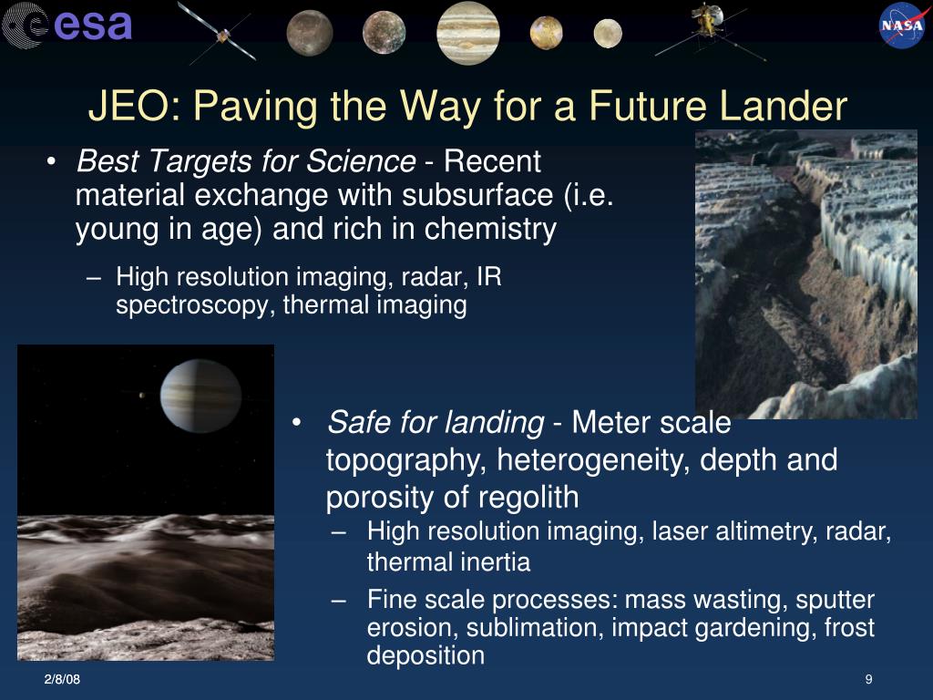 PPT - Europa Lander: mission concept and scientific goals PowerPoint ...