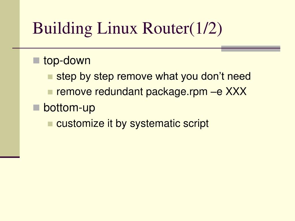 PPT - 實驗十六 Linux 路由器 : 建構、測試與追蹤 PowerPoint Presentation - ID:3325347