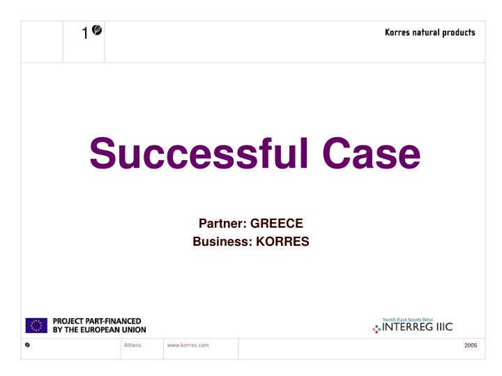 PPT - Successful Case PowerPoint Presentation, free download - ID:3325687