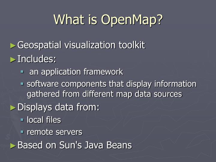 PPT - OpenMap Toolkit PowerPoint Presentation - ID:3326065