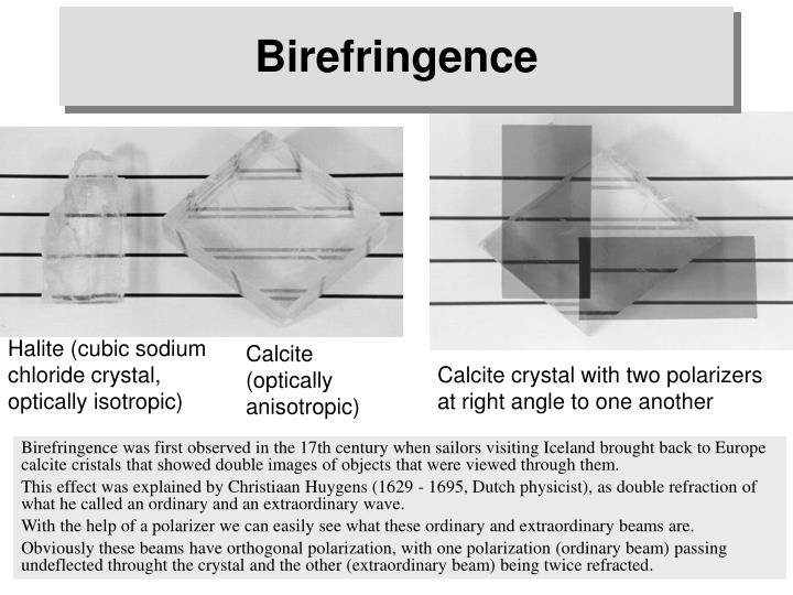 PPT - Birefringence PowerPoint Presentation, free download - ID:3326122