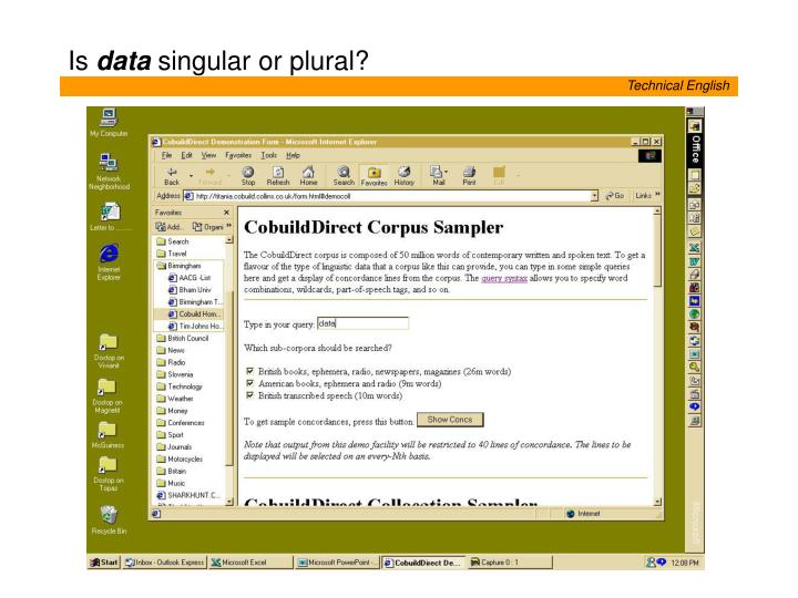 PPT - Is data singular or plural? PowerPoint Presentation, free ...