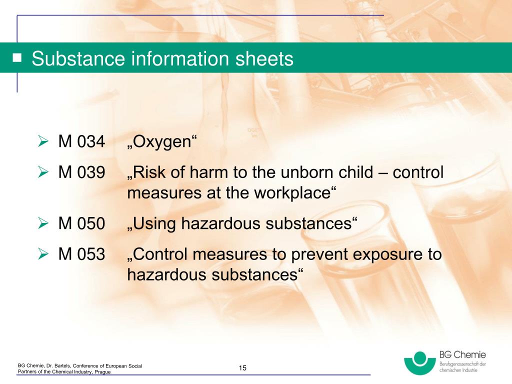 PPT - Health and Safety Chemical Substances PowerPoint Presentation ...