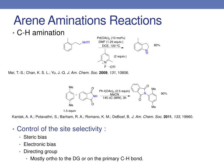 PPT - Ortho vs Ipso: Site-Selective Pd and Norbornene-Catalyzed Arene C ...