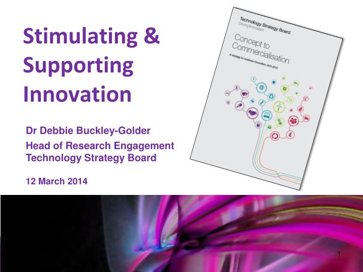 PPT - Stimulating & Supporting Innovation PowerPoint Presentation, free ...