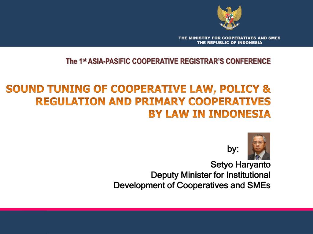 Ppt Sound Tuning Of Cooperative Law Policy Regulation And Primary