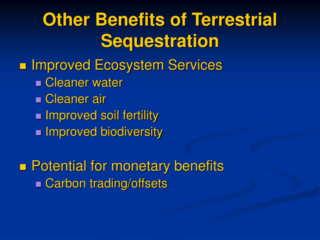 PPT - Terrestrial Carbon Sequestration PowerPoint Presentation, free ... PPT - Terrestrial Carbon Sequestration PowerPoint Presentation, free ...