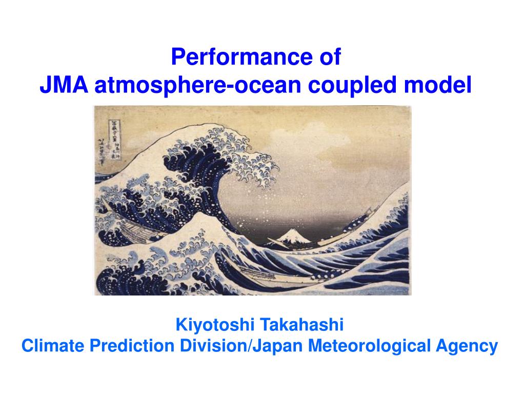PPT - Report from Japan Meteorological Agency by Tomoaki OSE ...