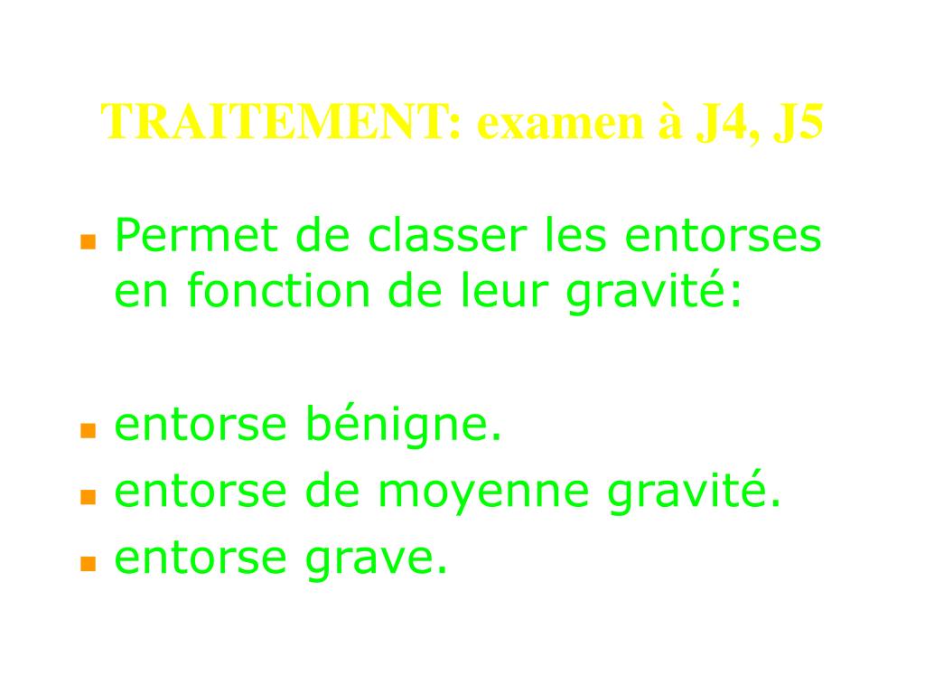 PPT - ENTORSE DU LLE DE LA CHEVILLE PowerPoint Presentation, free ...