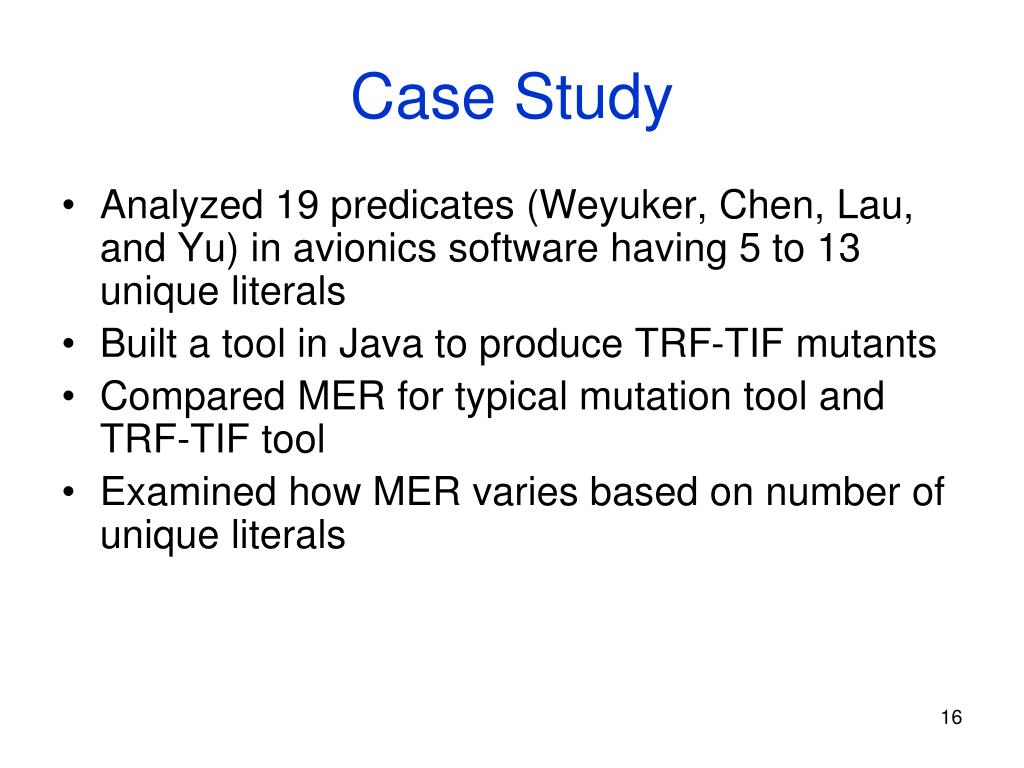 Ppt Using A Fault Hierarchy To Improve The Efficiency Of Dnf Logic Mutation Testing Powerpoint