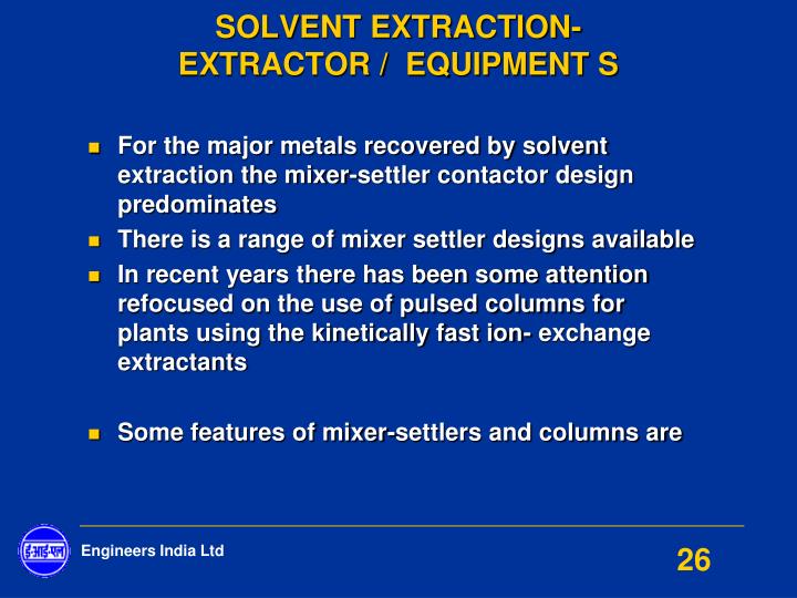 PPT - Solvent Extraction Application in Non-Ferrous Metals Recovery ...