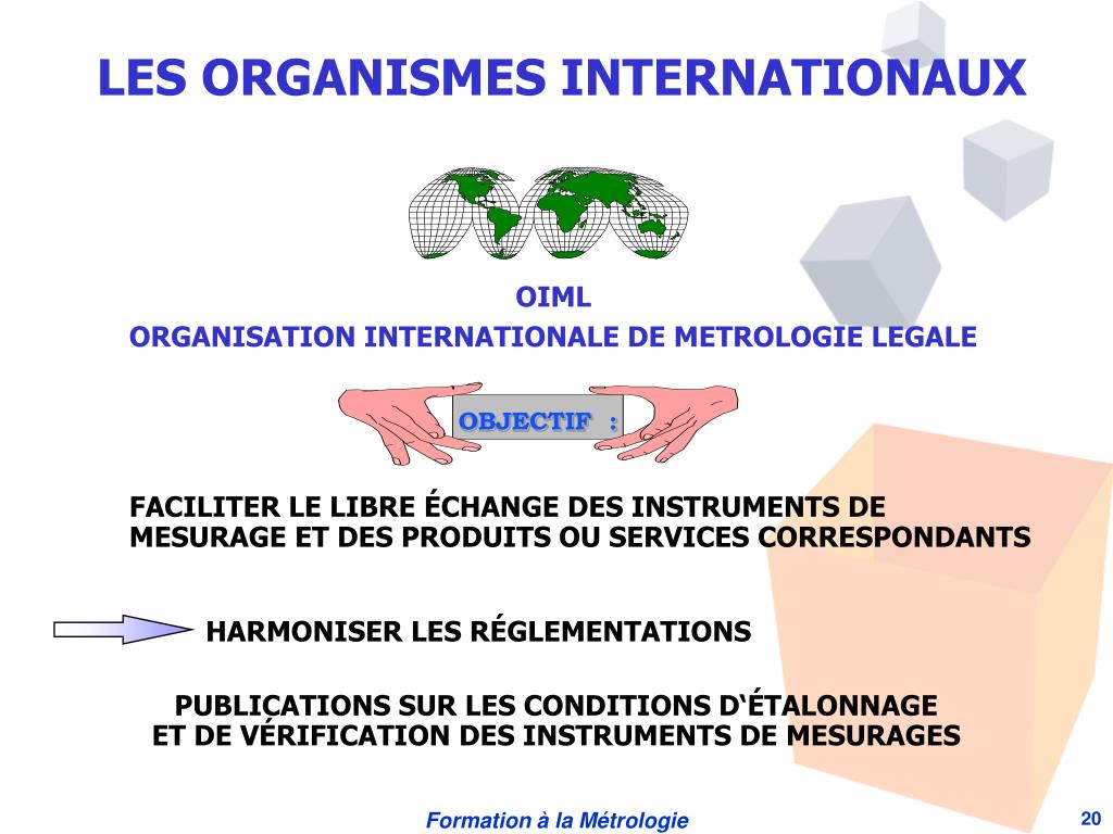 PPT - Transparents de Présentation générale de la métrologie PowerPoint ...