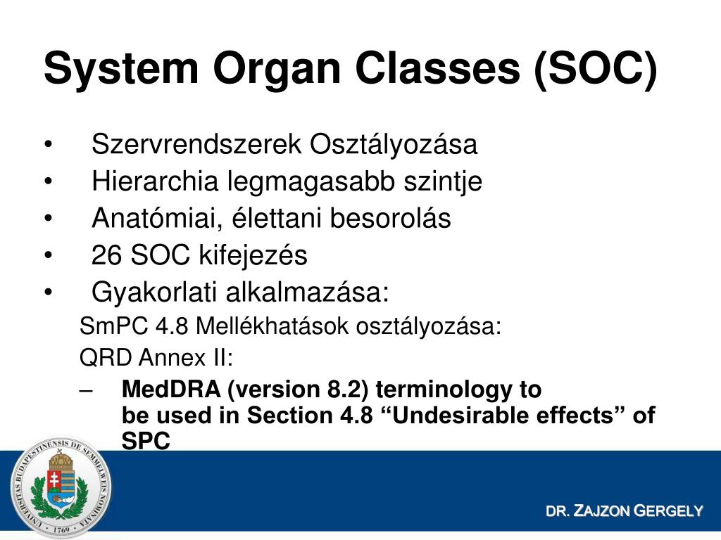 PPT - Gyógyszerügyi szótárak, kódrendszerek II. PowerPoint Presentation ...