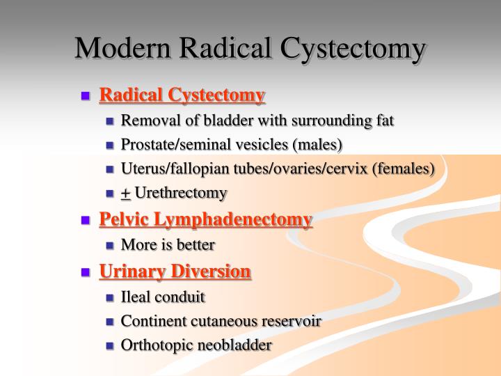 PPT - Surgical Management of Invasive Bladder Cancer PowerPoint ...