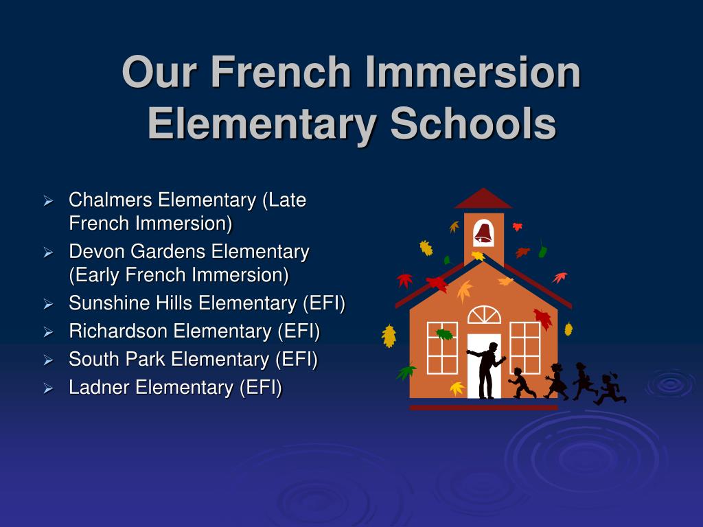PPT - Late French Immersion Parent Information Meeting February 2004 ...