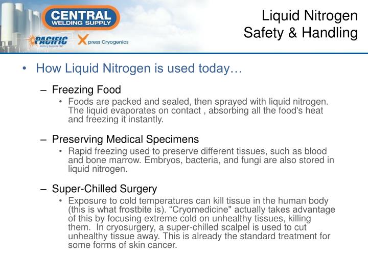 PPT - Liquid Nitrogen PowerPoint Presentation - ID:3330750