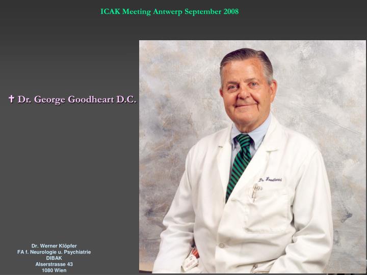 PPT - Dr. George Goodheart D.C. PowerPoint Presentation, free download ...