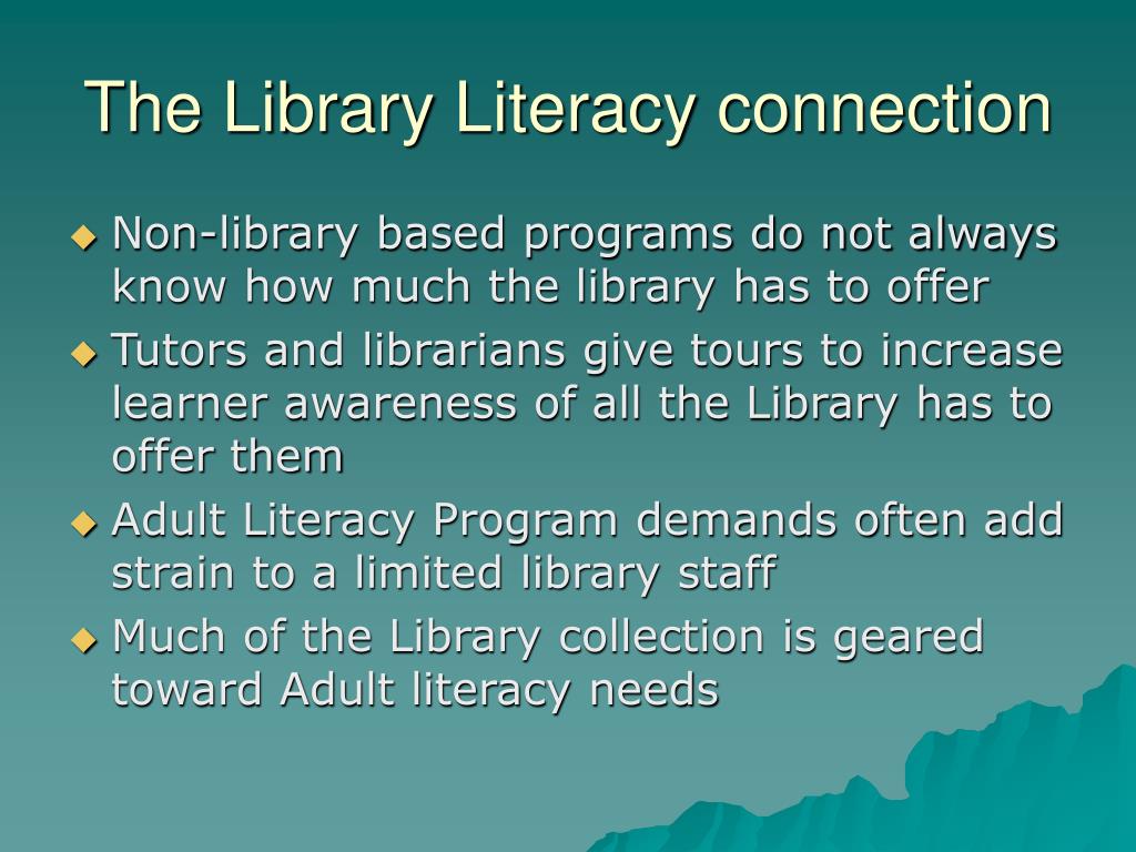 PPT - Pollard Memorial Library Adult Literacy Program PowerPoint ...