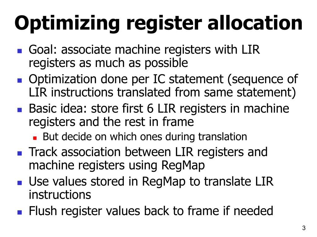 PPT - Efficient Register Allocation Optimization Scheme PowerPoint ...