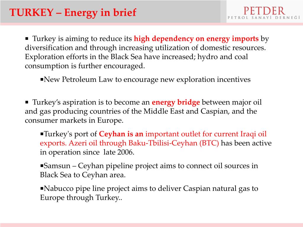 PPT - OIL & ENERGY INDUSTRY IN TURKEY PowerPoint Presentation, free ...