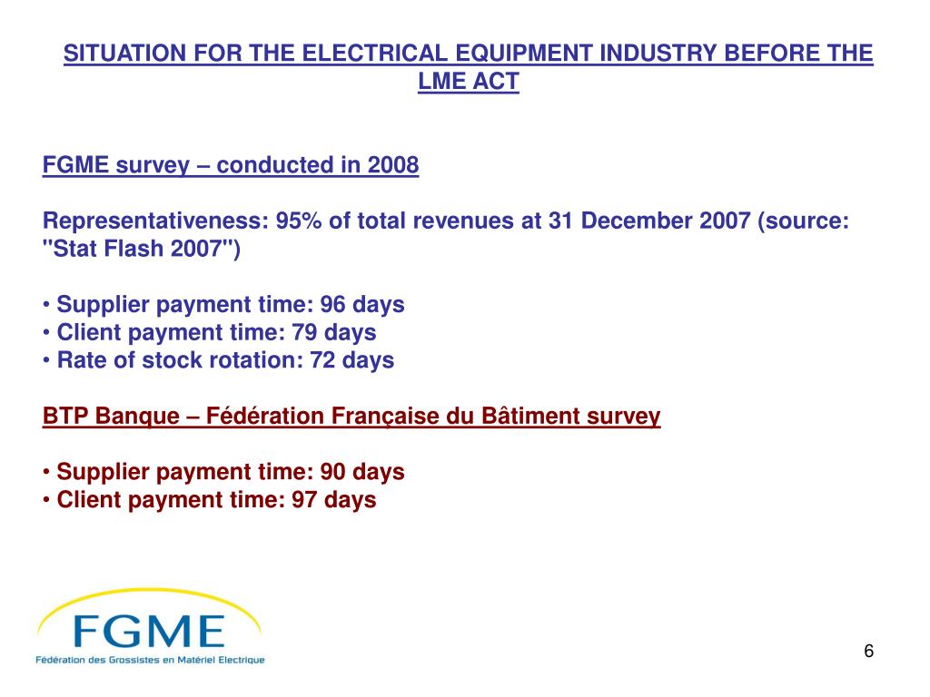 PPT - LME “Loi de Modernisation de l’Économie” (Economic Modernisation ...