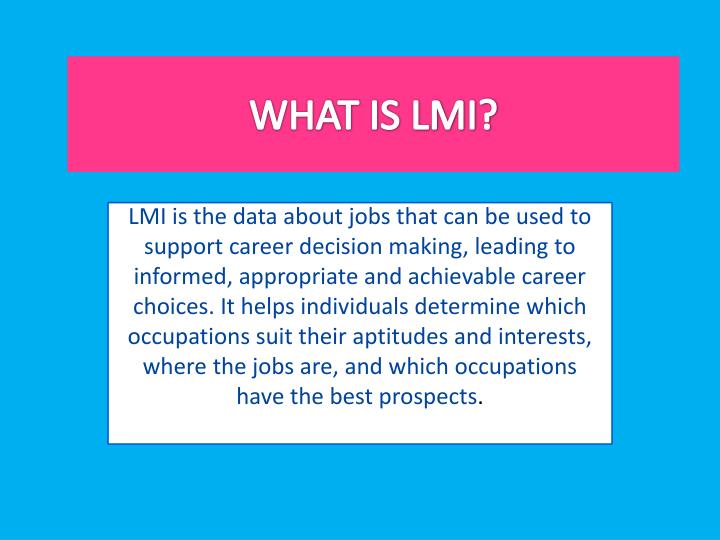 PPT - WHAT IS LMI? PowerPoint Presentation, free download - ID:3333083