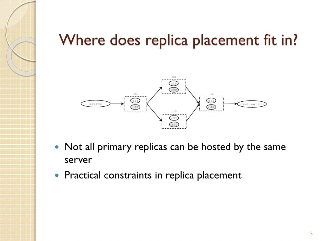 Ppt Replica Placement For High Availability In Distributed Stream Processing Systems