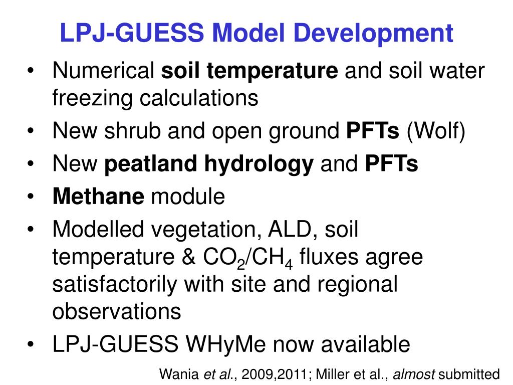 PPT - The Tundra Carbon Balance - some recent results with LPJ-GUESS ...