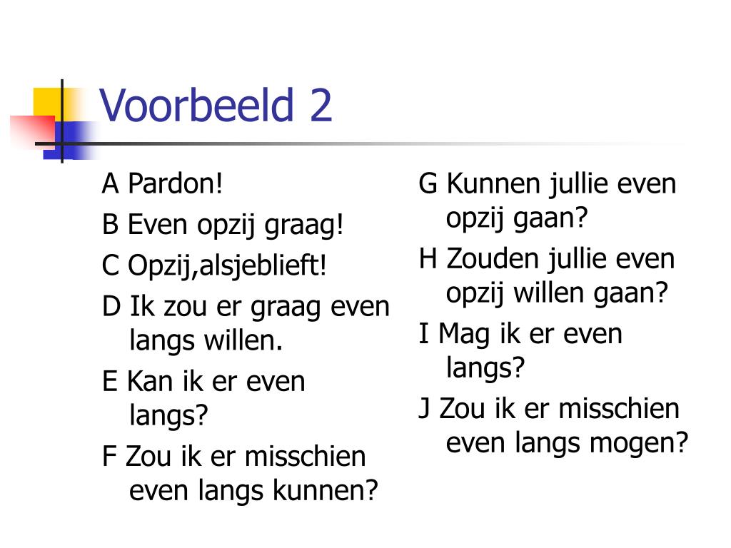 PPT - Taalhandelingen en cultuur: beleefdheid PowerPoint Presentation ...