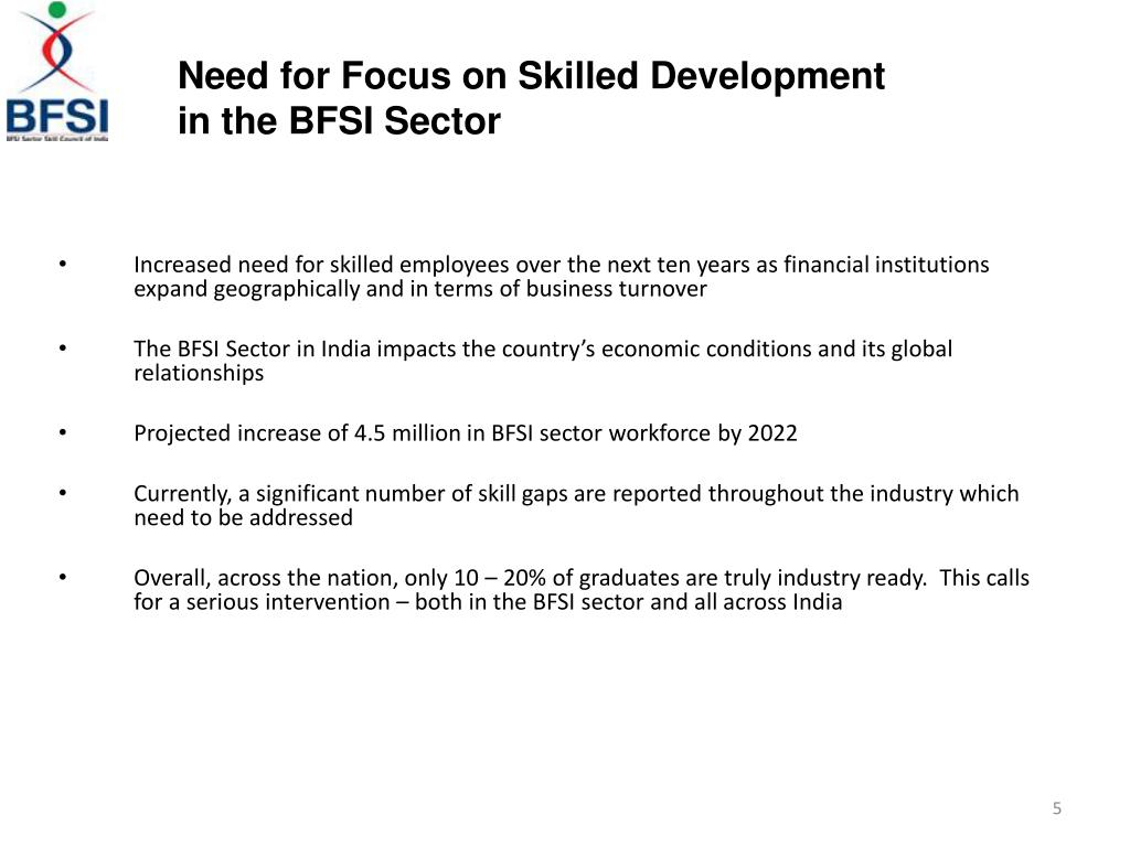 PPT - The BFSI Sector Skill Council of India (BFSI SSC) M B N RAO ...