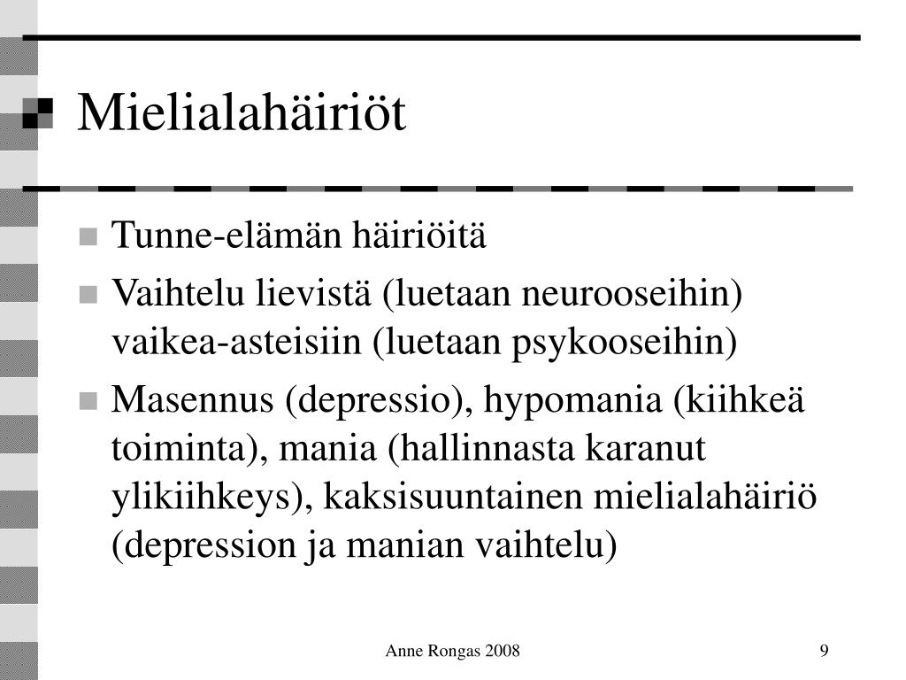 PPT - Psykologi Sanna Mujusen haastattelu: Mitä on mielen terveys tai ...