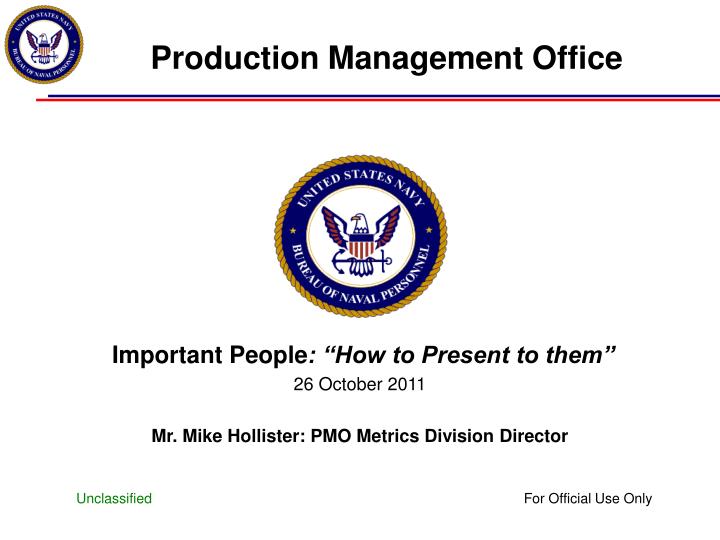 PPT - Production Management Office PowerPoint Presentation, free ...