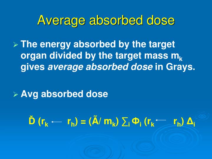 PPT - Internal Radiation Dosimetry (MIRD method) PowerPoint ...