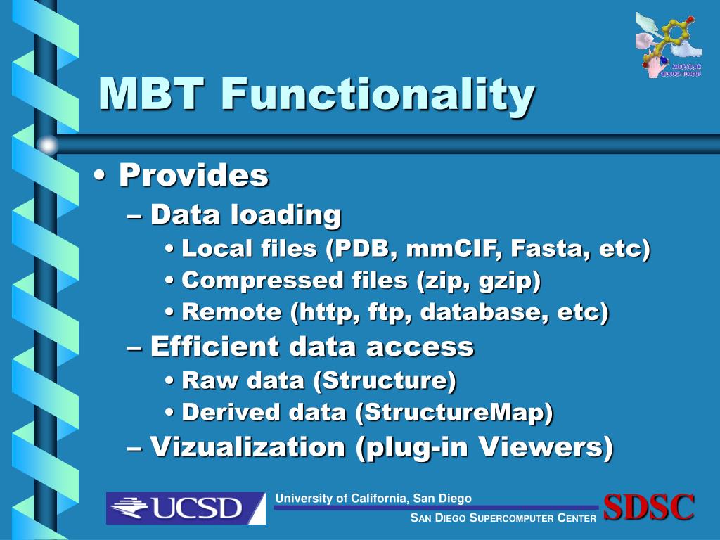 PPT - Molecular Biology Toolkit (MBT) mbt.sdsc PowerPoint Presentation ...