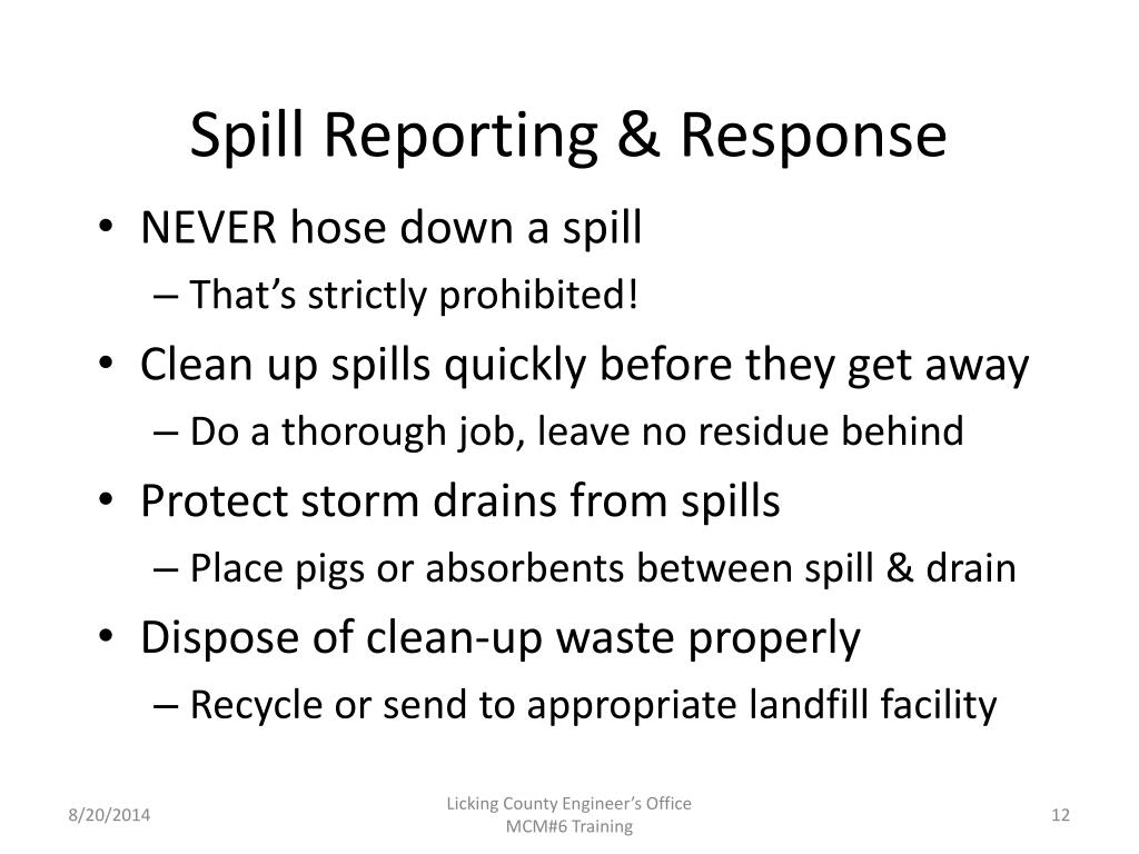 PPT - MCM#6 – Pollution Prevention/Good Housekeeping for Municipal ...