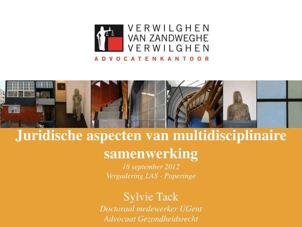 PPT - Juridische aspecten van multidisciplinaire samenwerking 18 ...