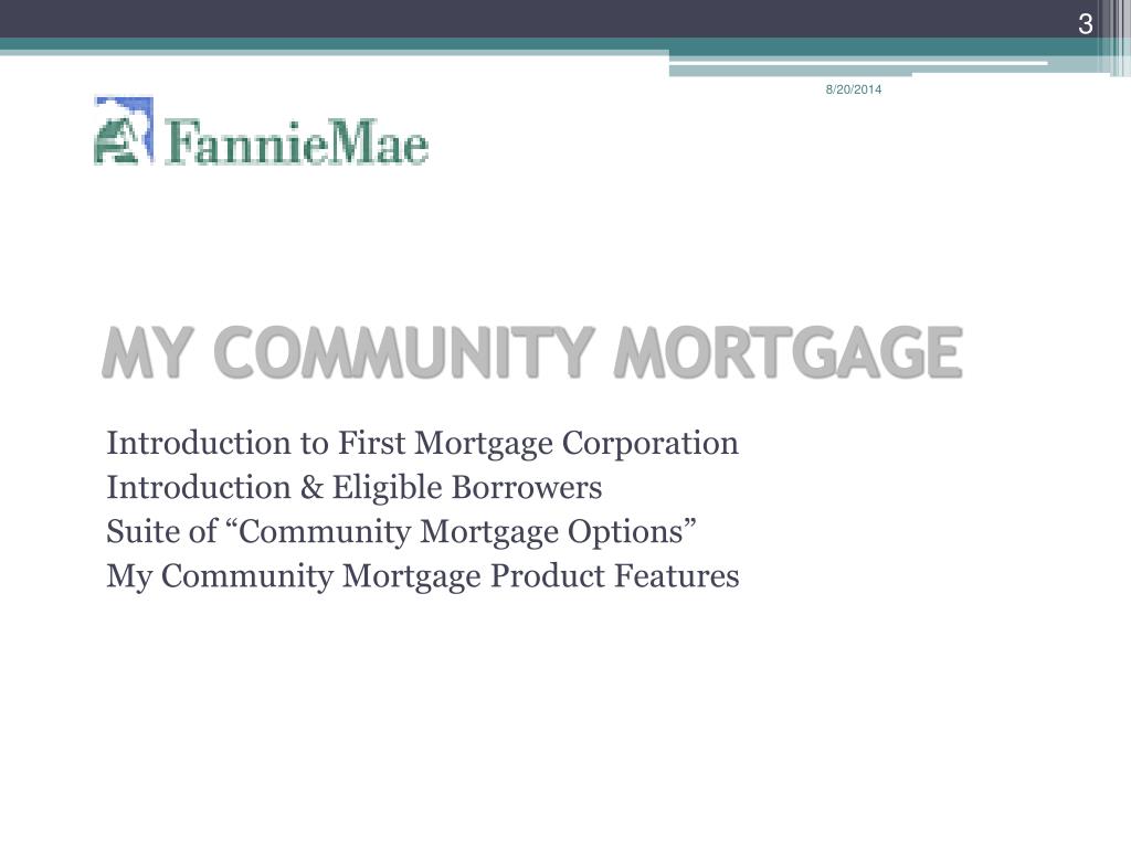 PPT - My Community Mortgage & Flexible Mortgage Training PowerPoint ...