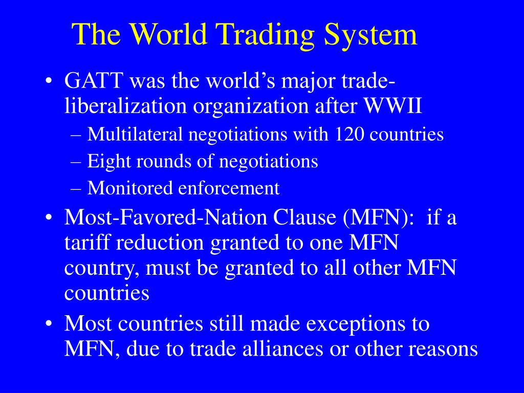 PPT - The Political Economy of International Trade Chapter 6 PowerPoint ...