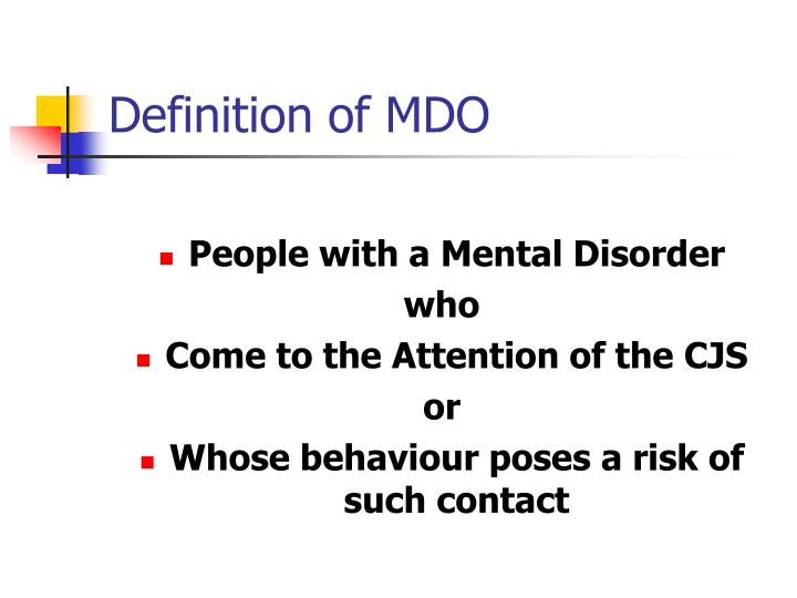 PPT - Definition of MDO PowerPoint Presentation, free download - ID:3335568