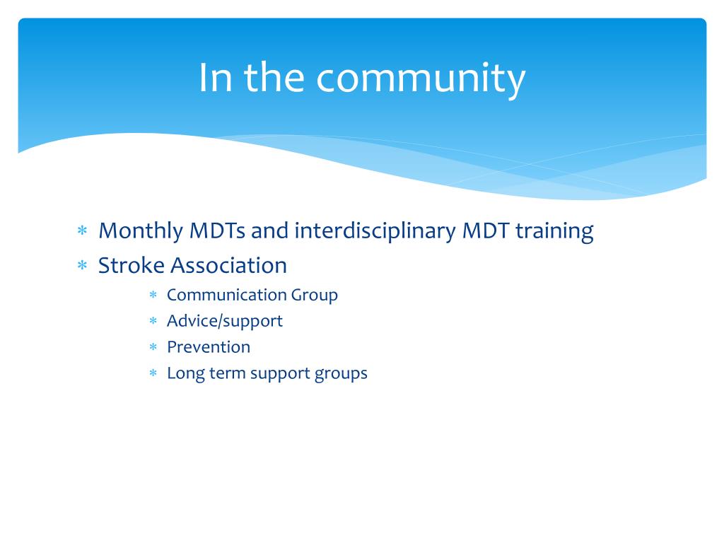 PPT - Successful MDTs: What Are They? A Patient’s Journey through the ...