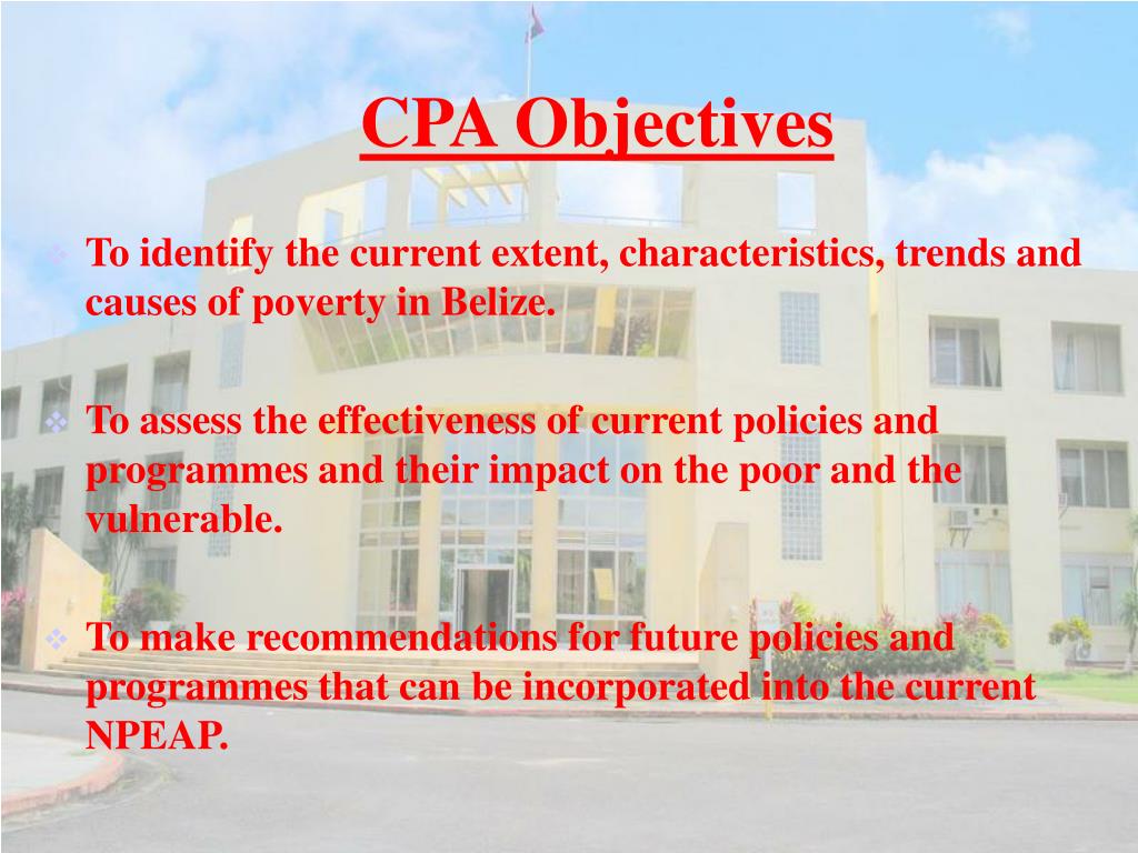 PPT - Belize Poverty Assessment 2009 Summary PowerPoint Presentation ...